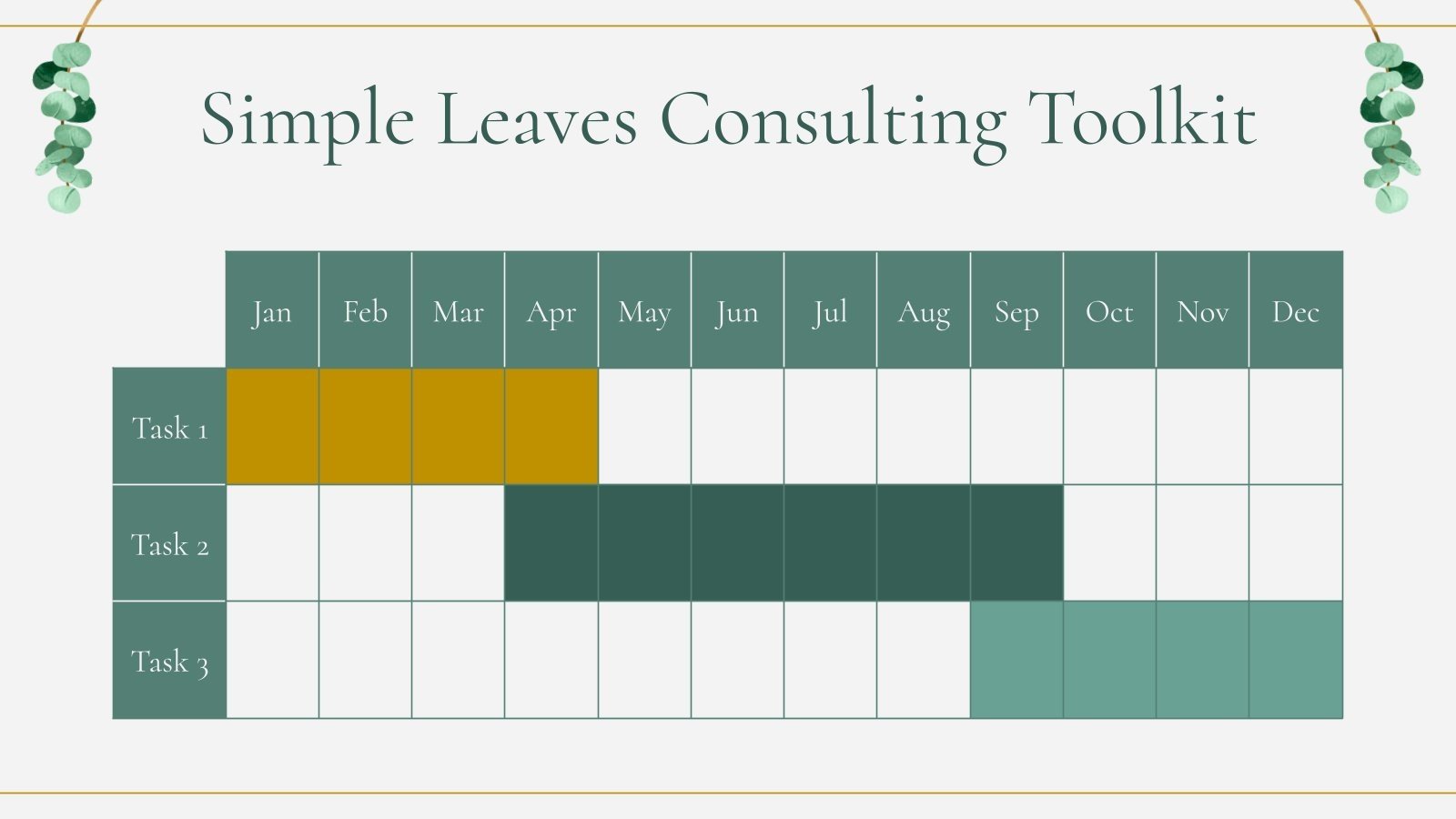 Simple Leaves Consulting Toolkit Infographics