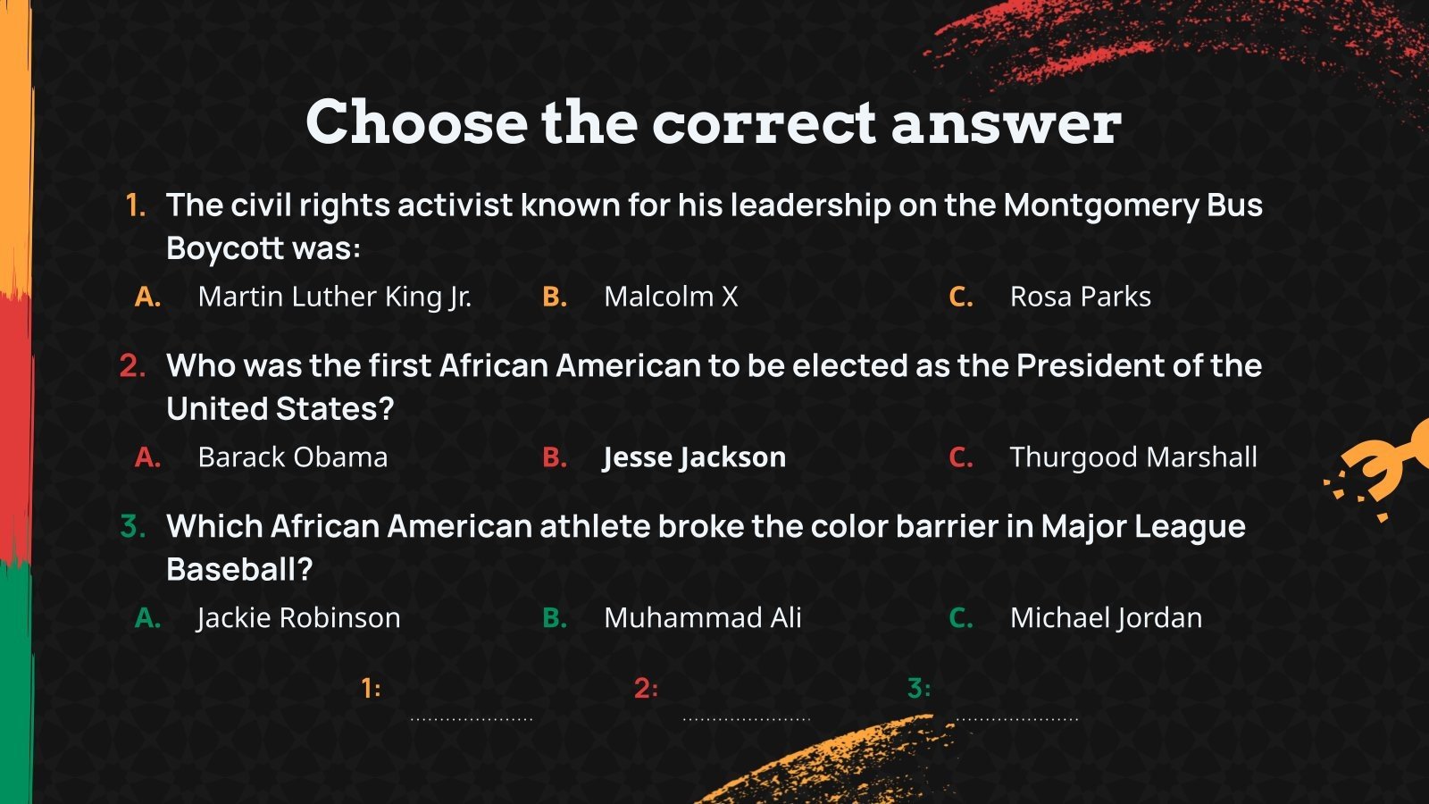 Black History Month Activities Presentation