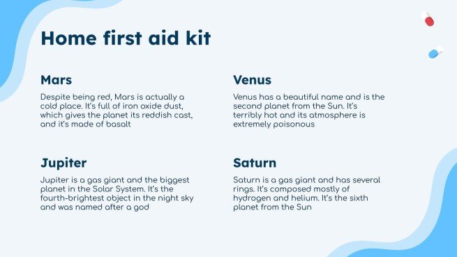 First Aid Kit Presentation