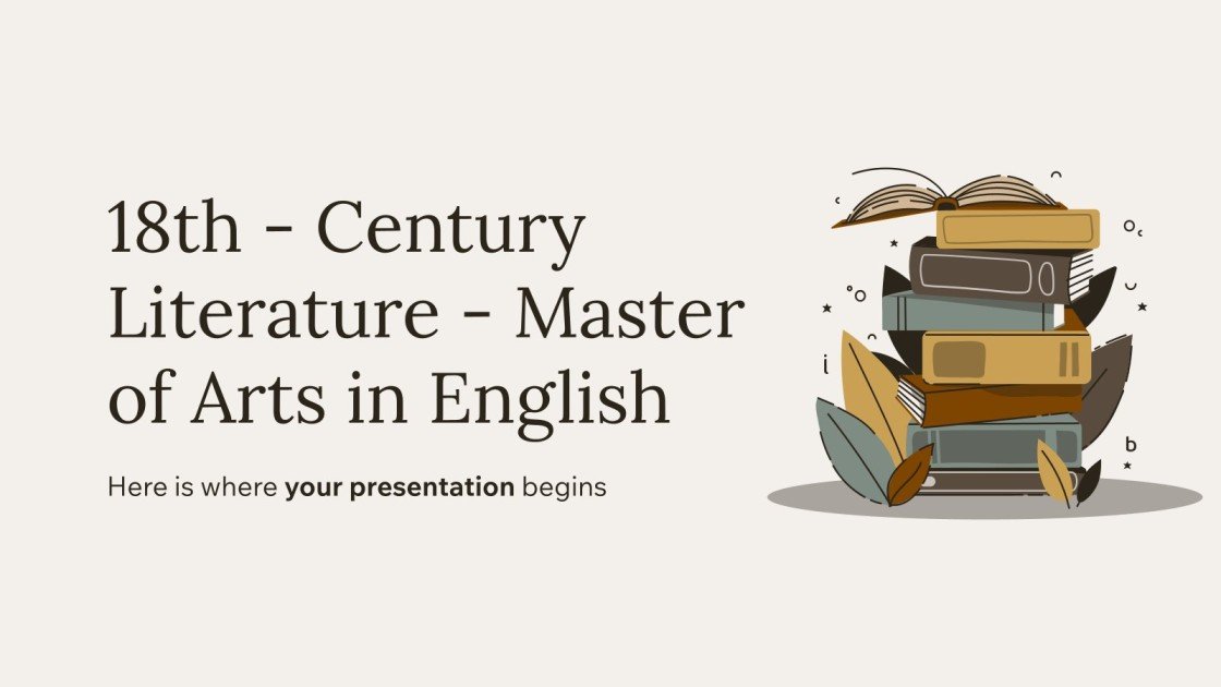 18th-Century Literature - Master of Arts in English