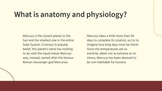 Human Anatomy and Physiology - Biology - 9th Grade
