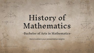 History of Mathematics - Bachelor of Arts in Mathematics