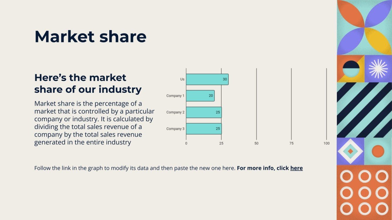 Abstract Geometric Shapes Marketing Plan Presentation