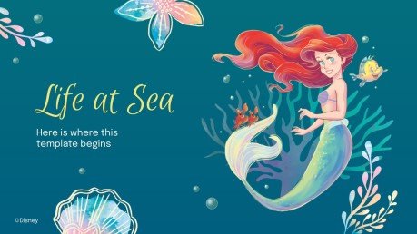 Free Google Slides and PPT templates on mermaids