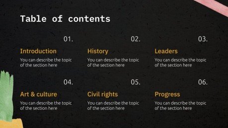 Black History Month Slides Presentation