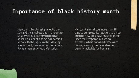 Black History Month Slides Presentation