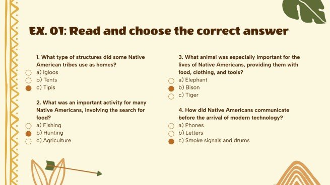 Native American History - History - 3rd Grade Presentation