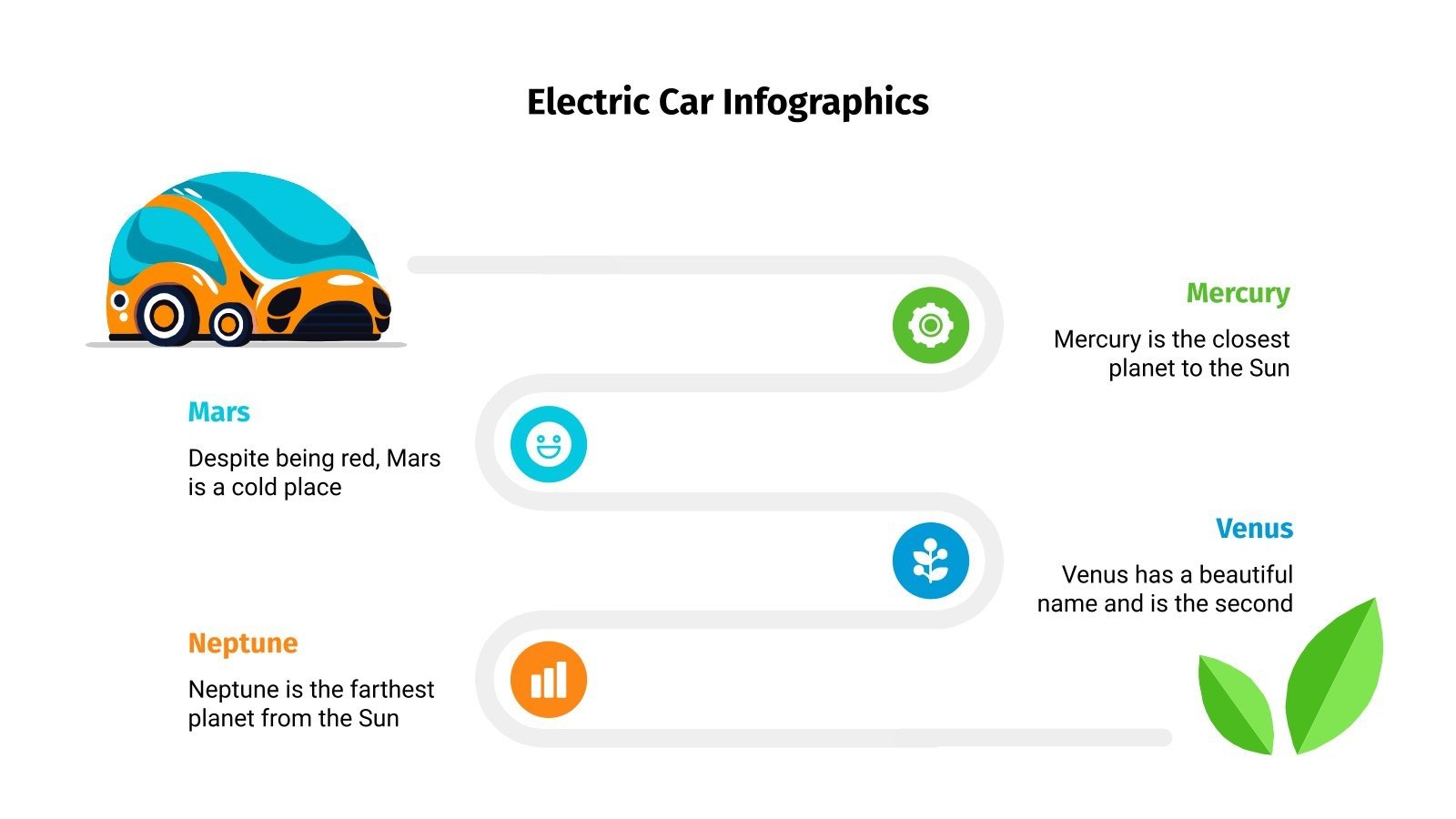 Free Electric Car Infographics for Google Slides and PowerPoint