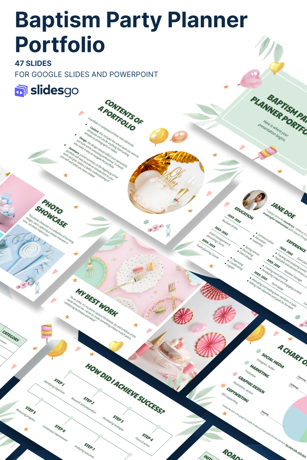 Baptism Party Planner Portfolio Presentation