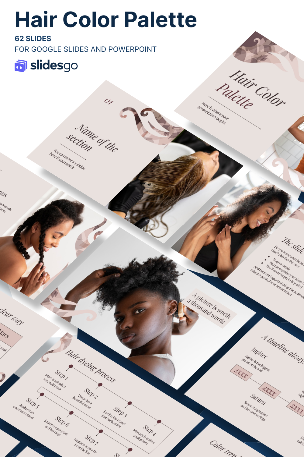 Hair Color Palette Presentation