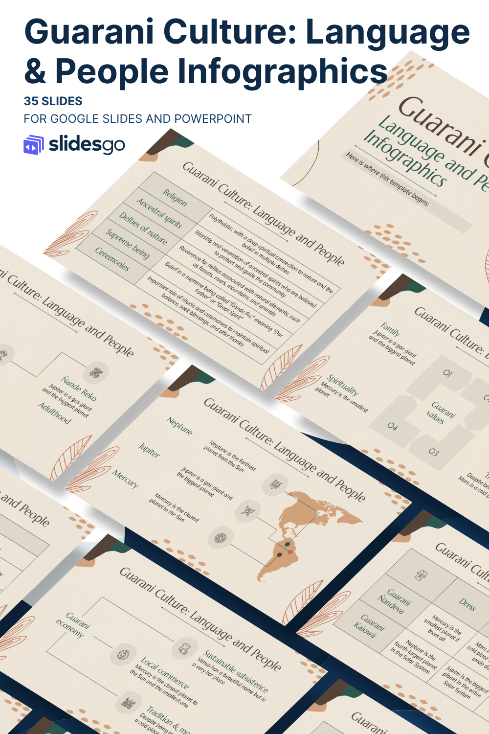 Guarani Culture: Language and People Infographics