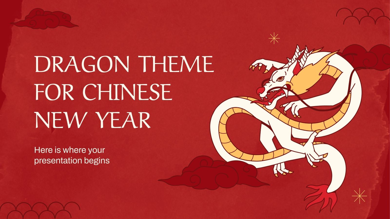 Dragon Theme for Chinese New Year Presentation