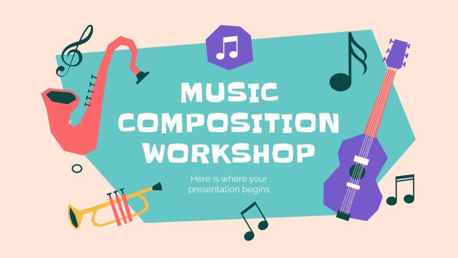 Music Composition Google Slides theme and PPT template