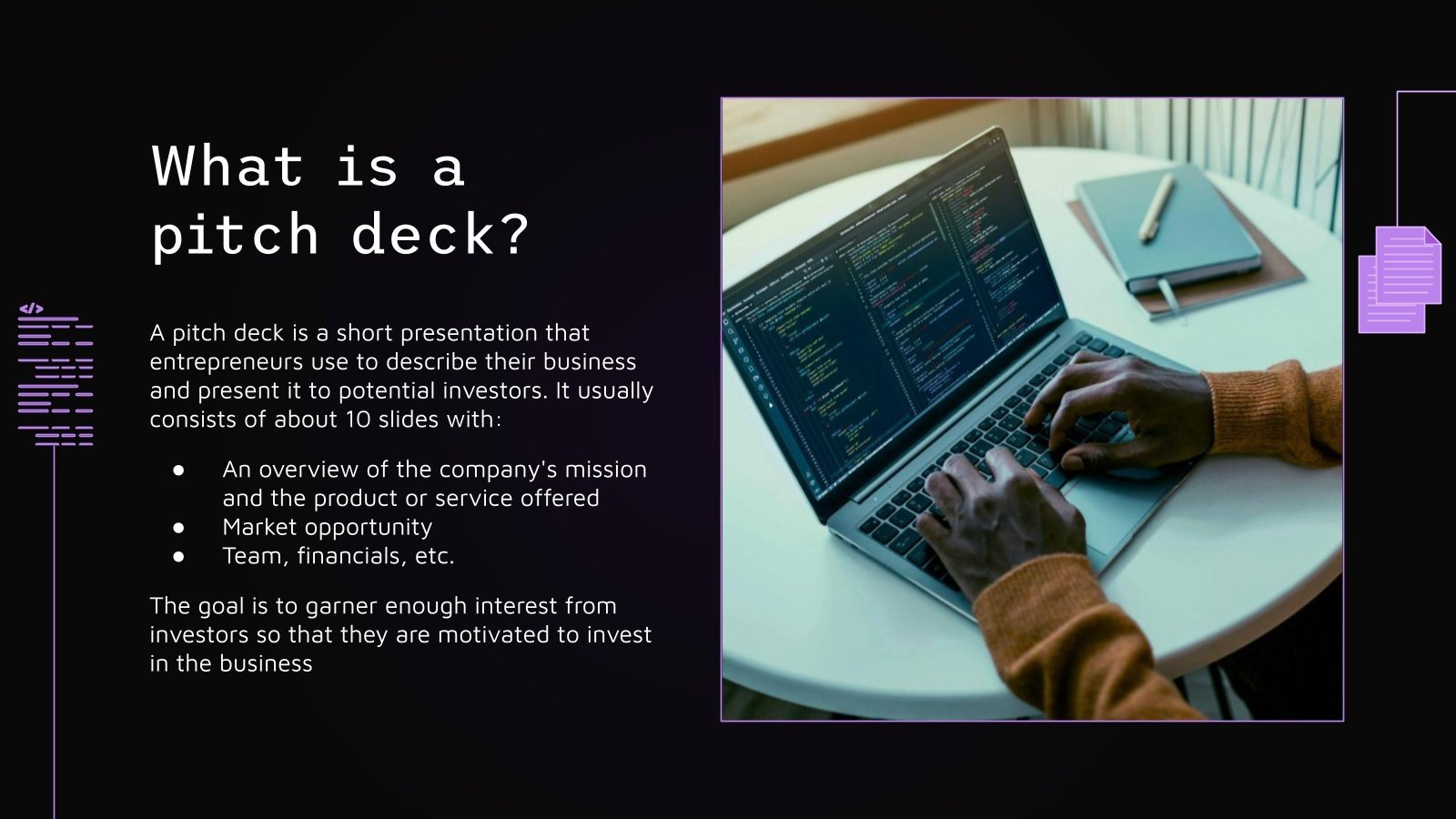 Documentation Software Pitch Deck Presentation