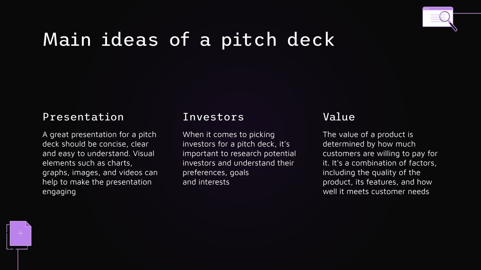 Documentation Software Pitch Deck Presentation