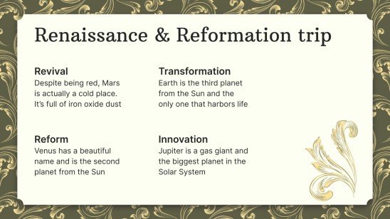 The Renaissance and Reformation Presentation