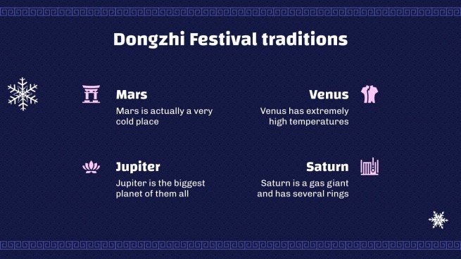 Dongzhi Festival: Winter Solstice in China Presentation