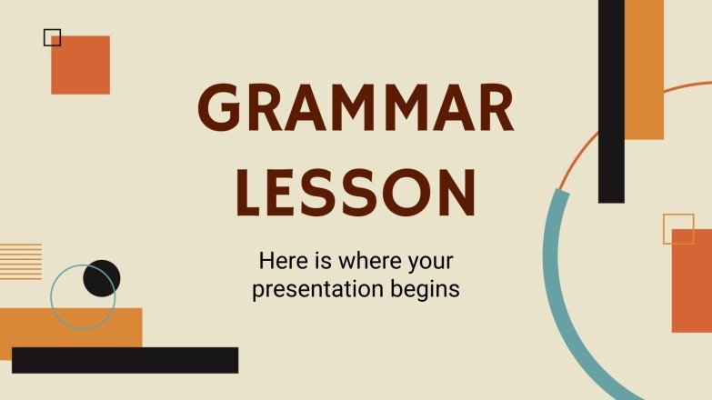 Free Grammar Google Slides Themes & PowerPoint Templates
