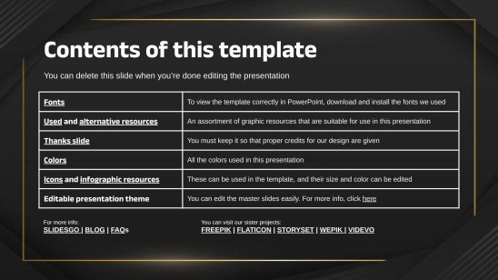 Elegant 10 slides Basic Template for Business Presentation