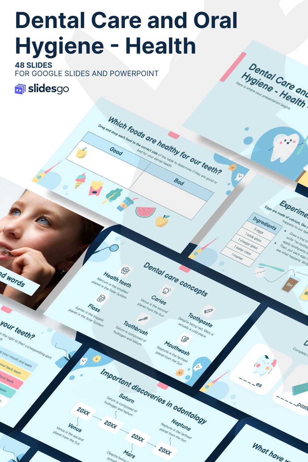 Dental Care and Oral Hygiene - Health - 1st Grade