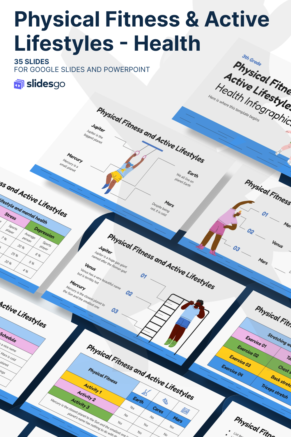 Physical Fitness and Active Lifestyles Infographics