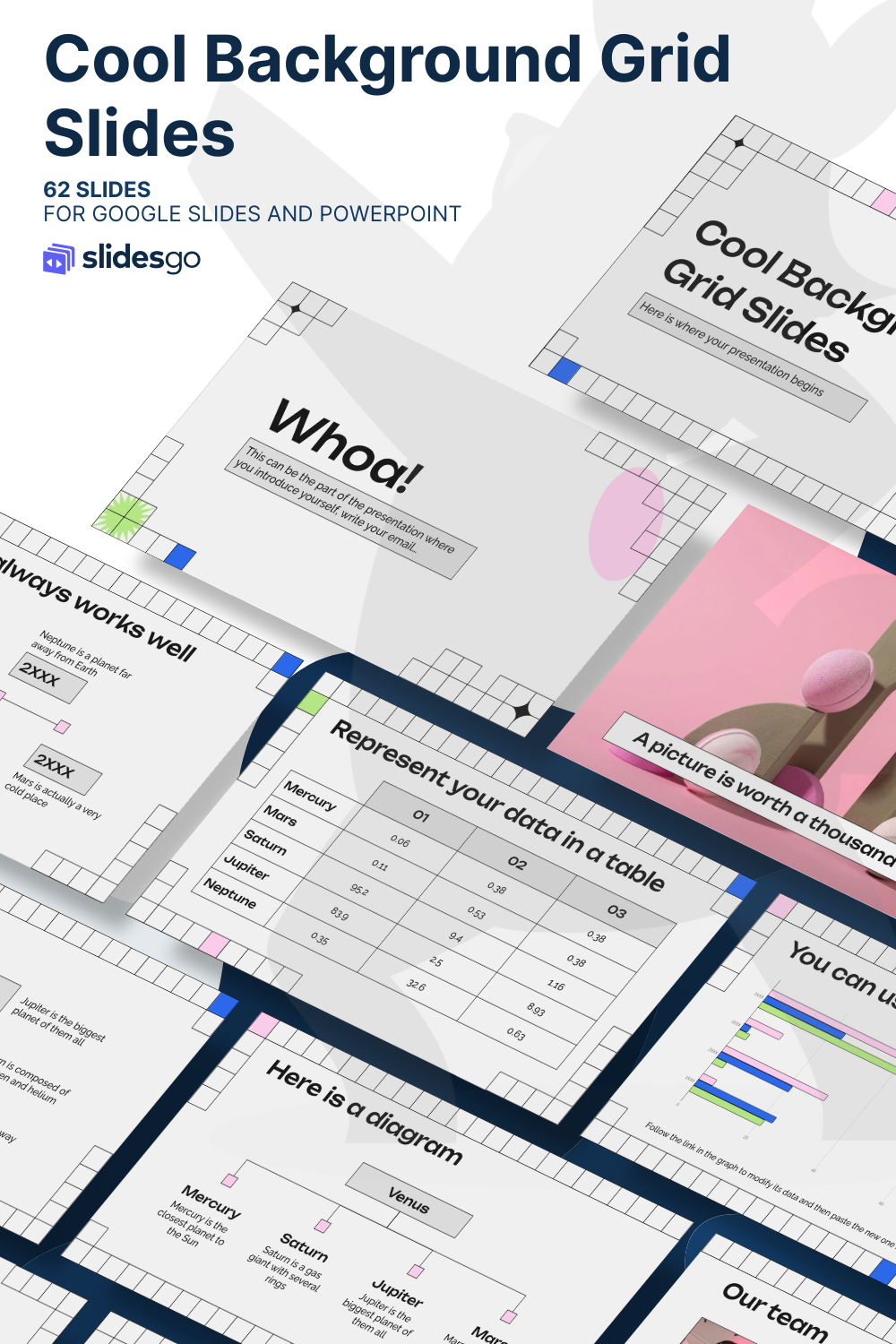 Cool Background Grid Slides Presentation
