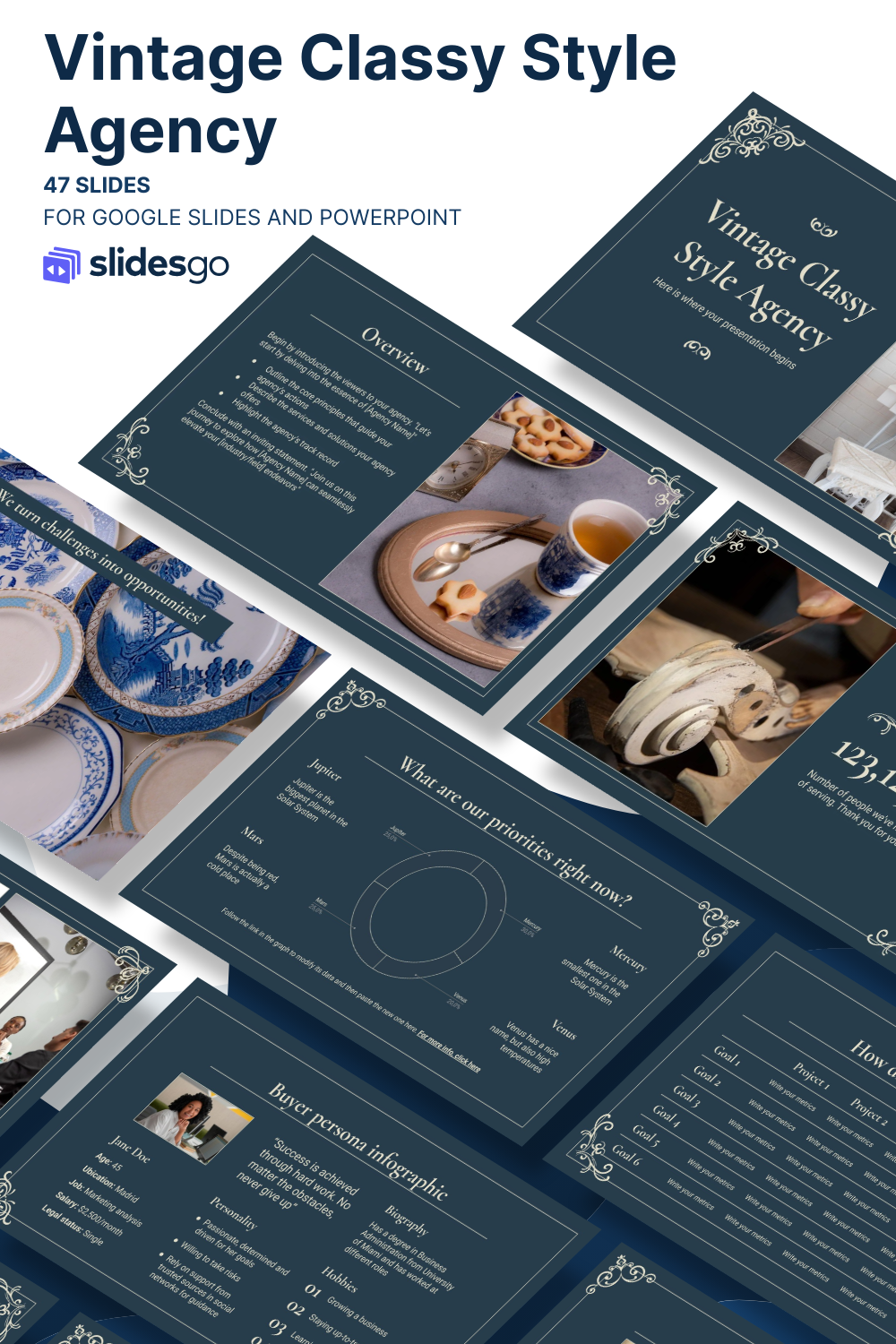 Vintage Classy Style Agency Presentation