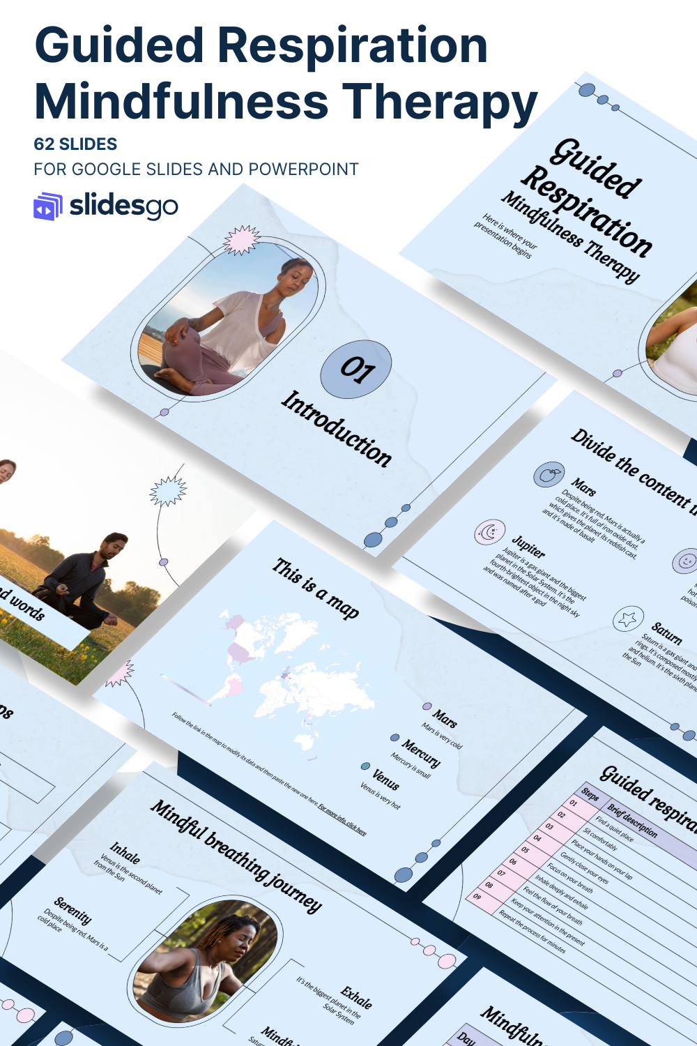 Guided Respiration Mindfulness Therapy Presentation