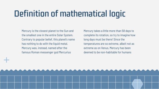 Advanced Topics in Mathematical Logic - Doctor in Math
