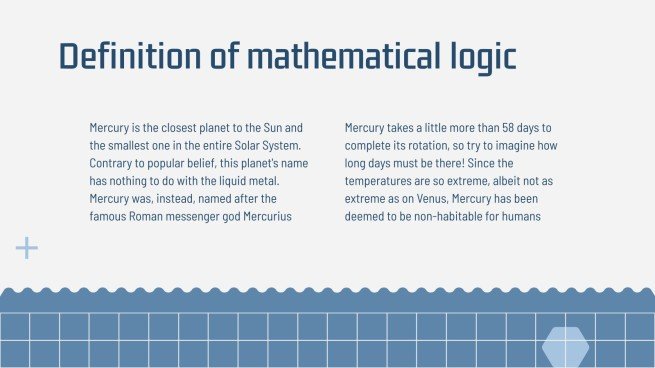 Advanced Topics in Mathematical Logic - Doctor in Math