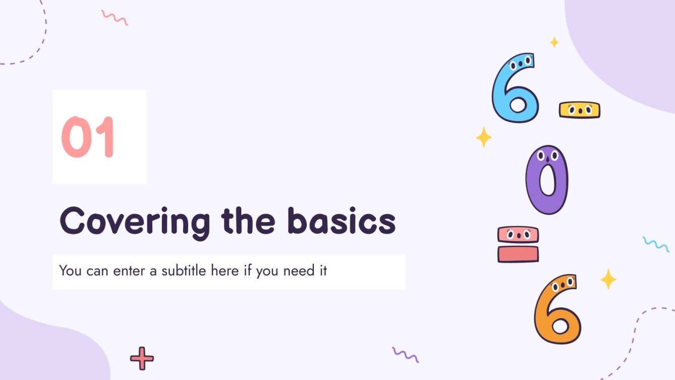 Basic Addition and Subtraction - Math - Pre-K Presentation