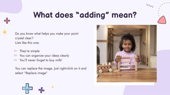 Basic Addition and Subtraction - Math - Pre-K Presentation