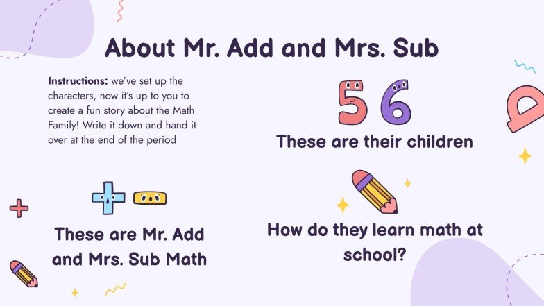 Basic Addition and Subtraction - Math - Pre-K Presentation
