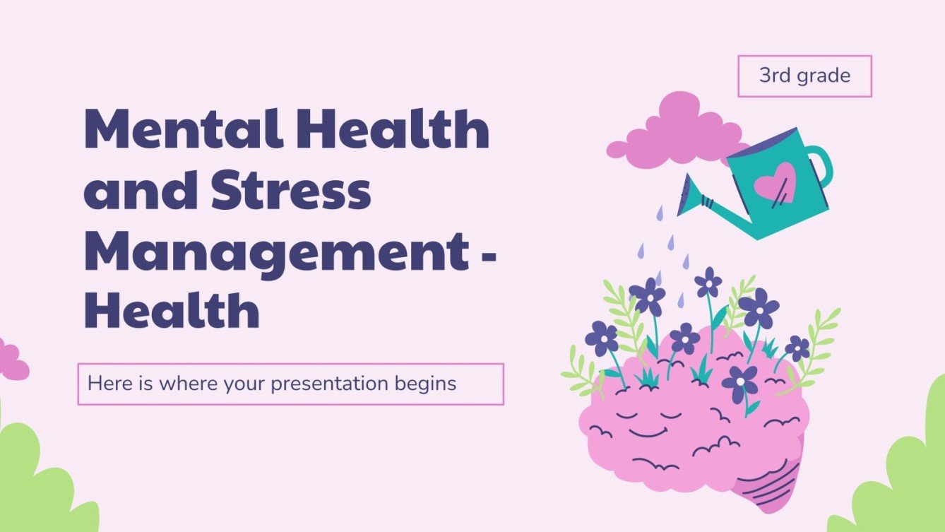 Modèles gratuits sur la santé mentale pour Google Slides et PPT