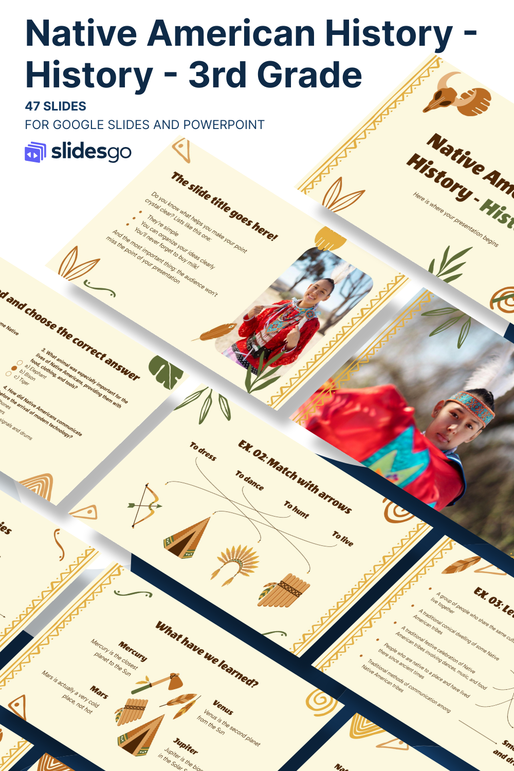 Native American History - History - 3rd Grade Presentation