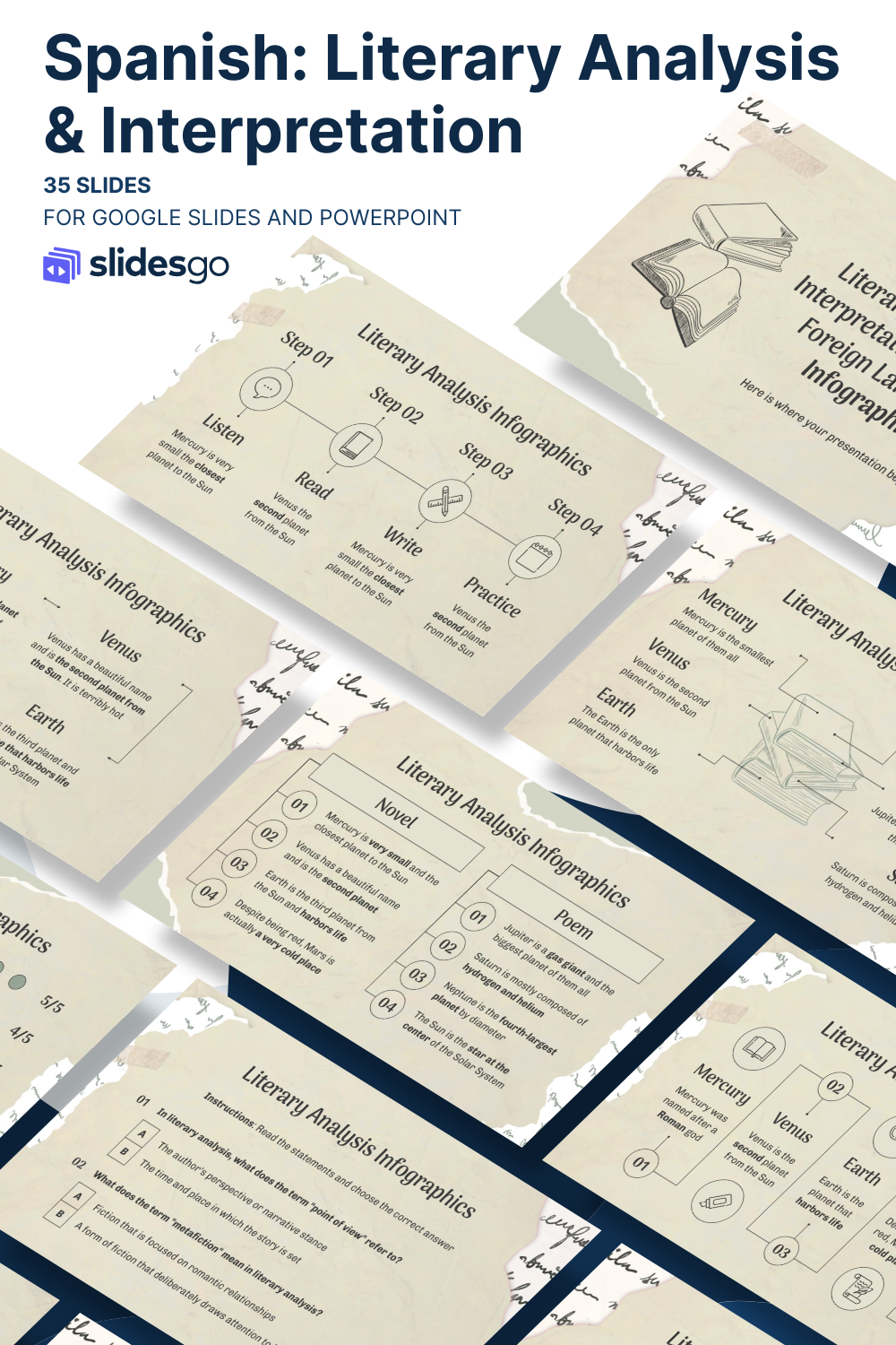 Literary Analysis and Interpretation - Spanish