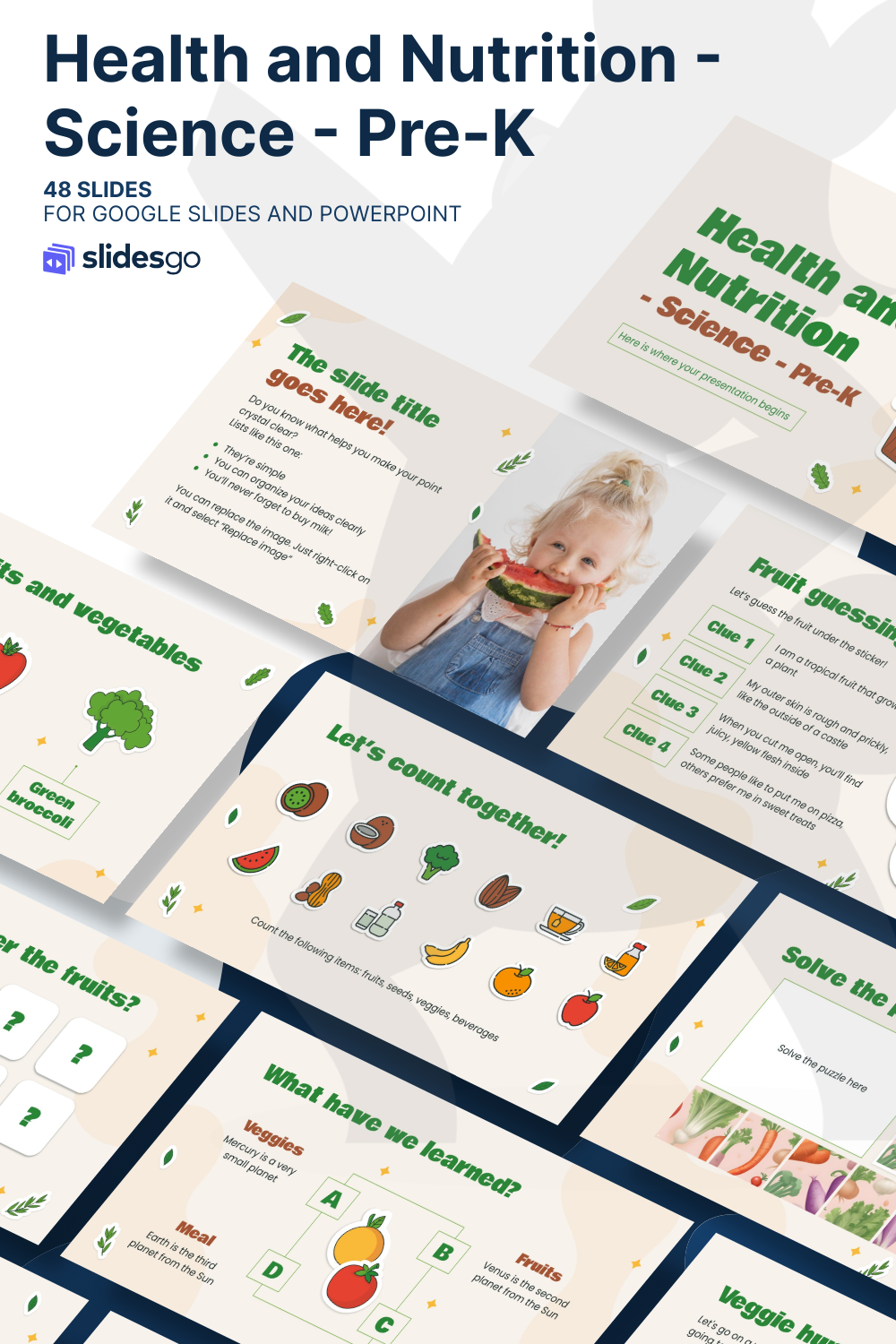 Health and Nutrition - Science - Pre-K Presentation
