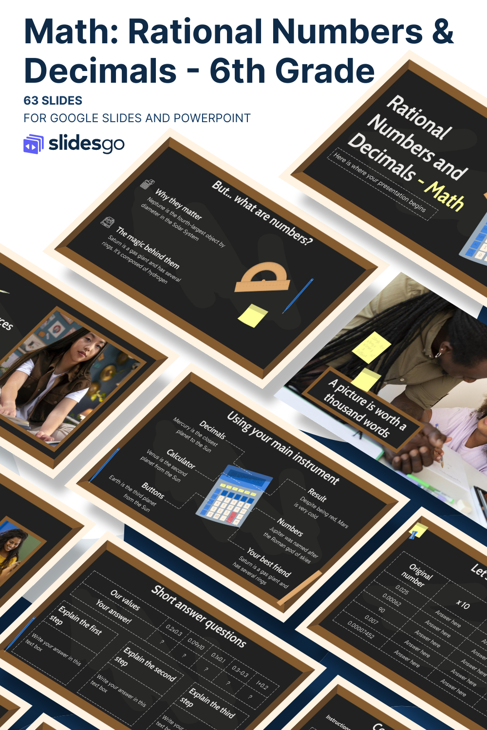 Rational Numbers and Decimals - Math - 6th Grade