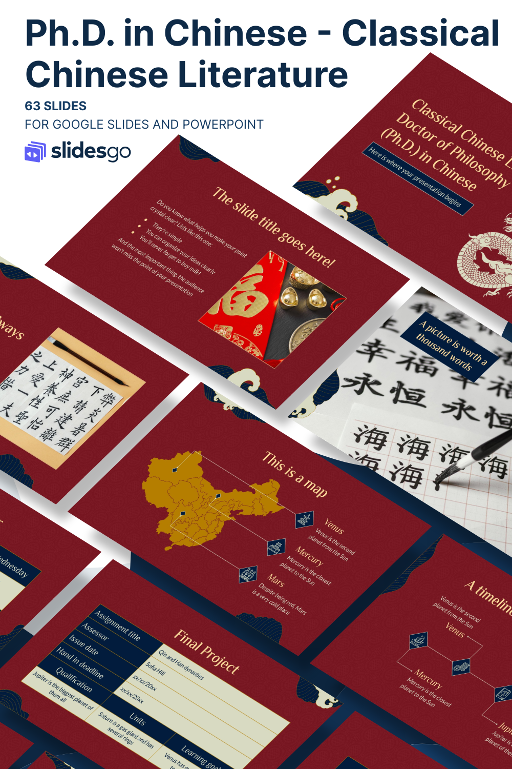 Classical Chinese Literature - Doctor in Chinese