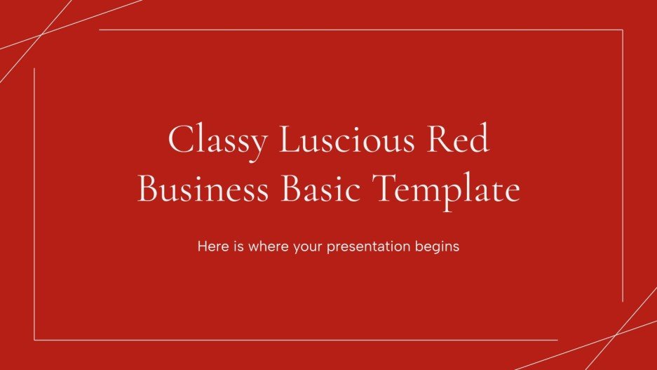 Free Red Google Slide themes and PowerPoint templates