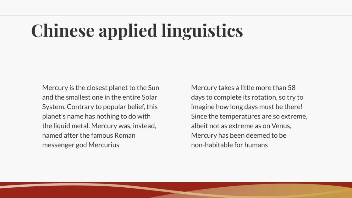 Chinese Applied Linguistics - Master of Arts in Chinese