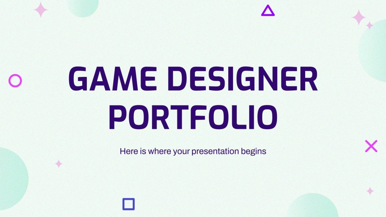 Game Designer Portfolio Presentation