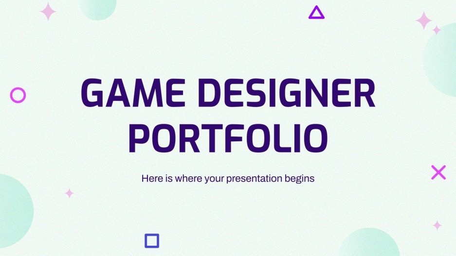 Game Designer Portfolio Presentation