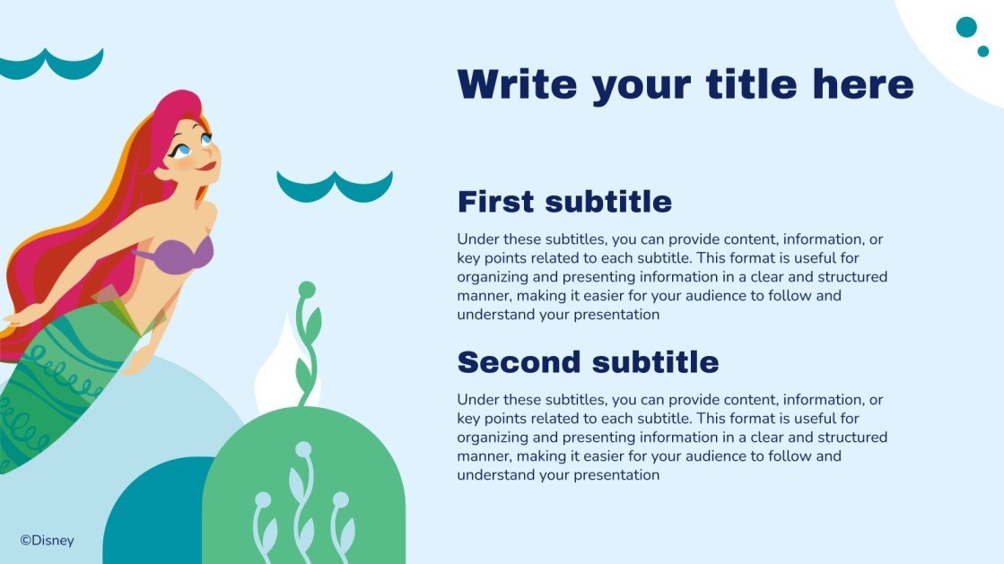 Presentación "Ariel: La Sirenita"