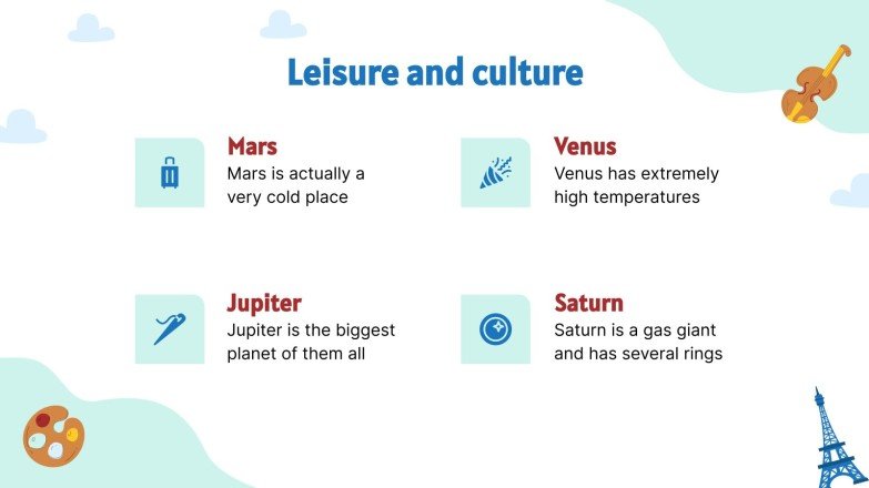 Hobbies, Interests and Leisure Activities - French