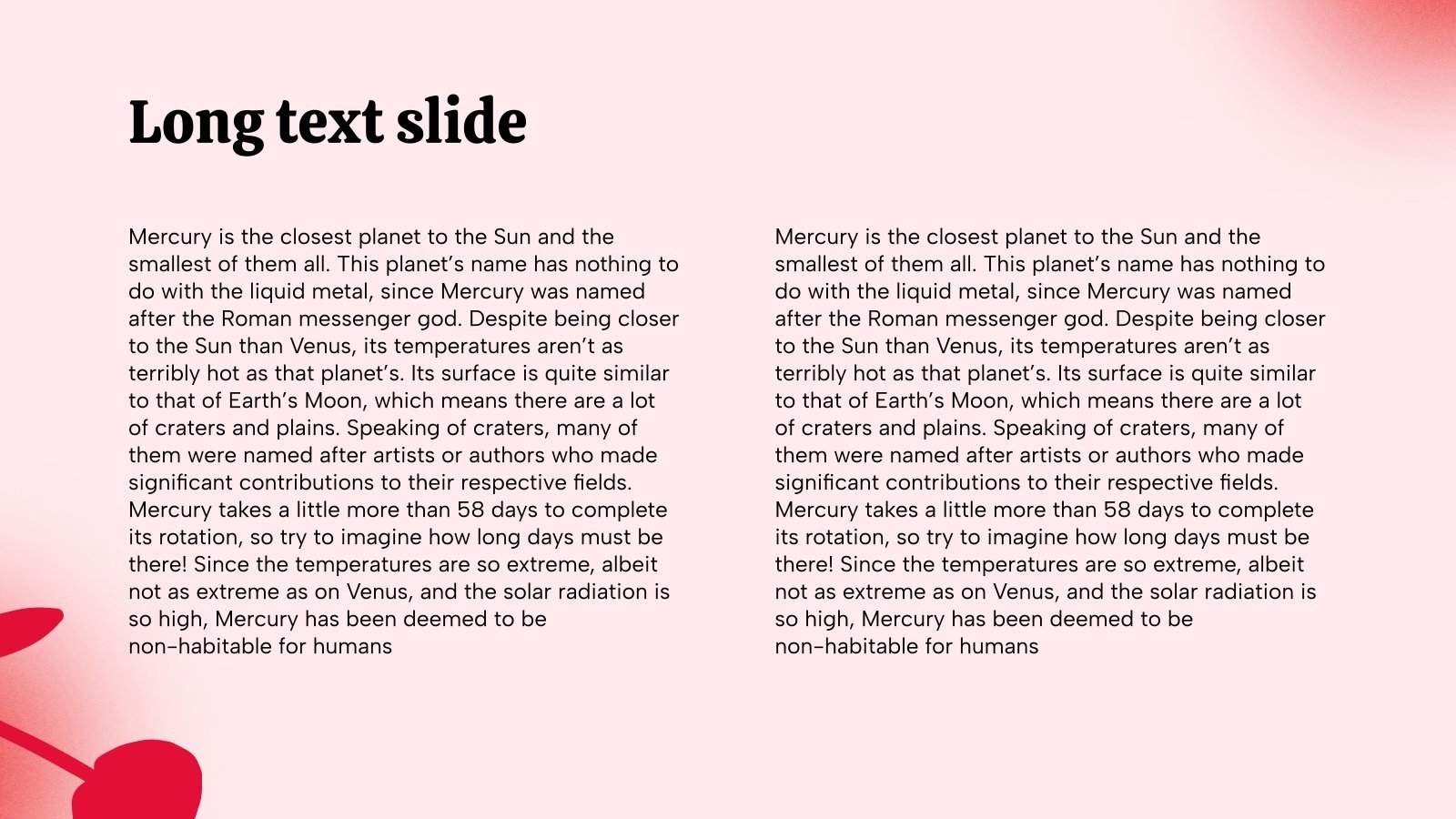 Crimson Cherry Marketing Basic Template