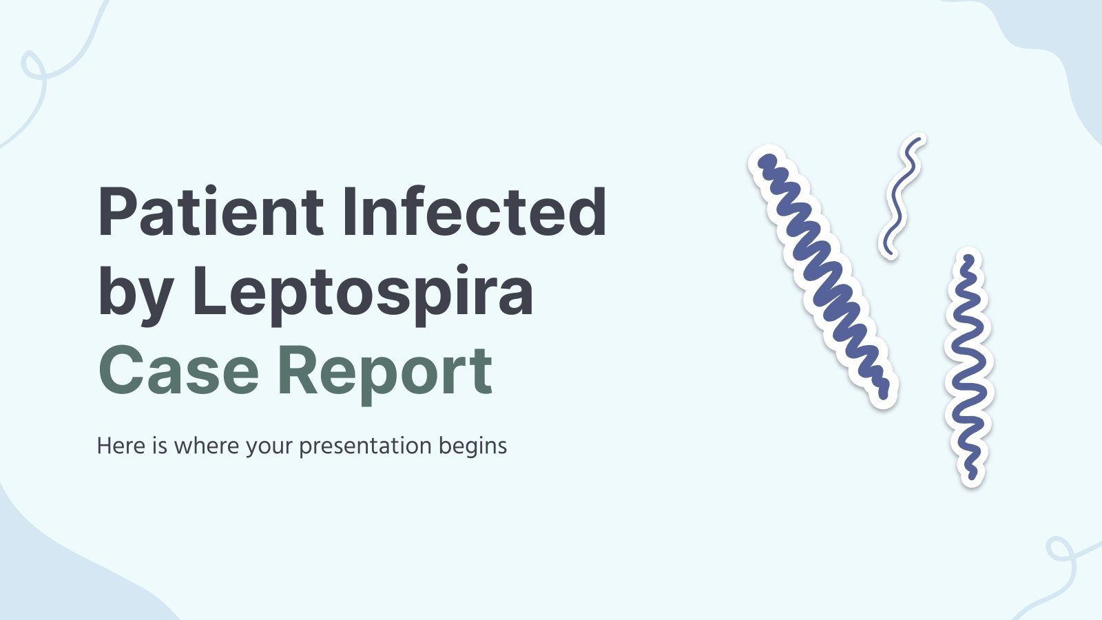Patient Infected by Leptospira Case Report Presentation
