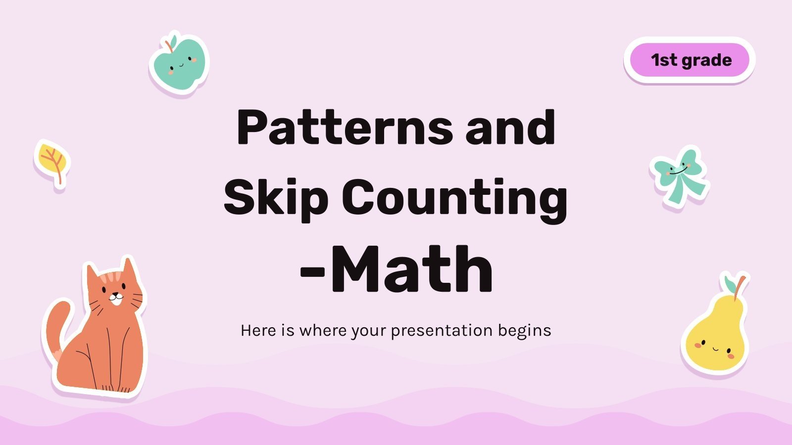 Patterns and Skip Counting - Math - 1st Grade Presentation