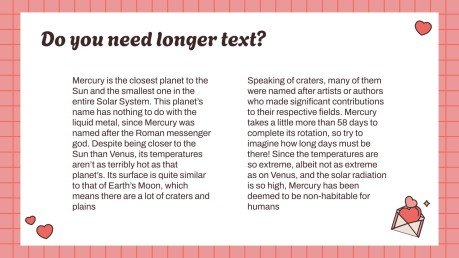 Love Letters for Valentine's Day Presentation