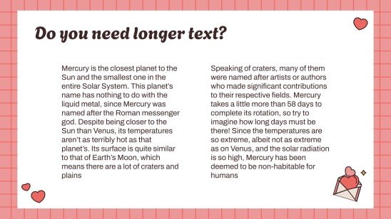 Love Letters for Valentine's Day Presentation